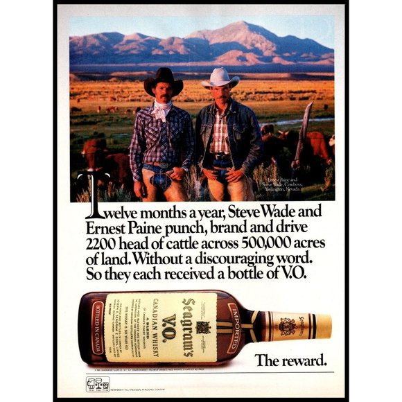 Seagram's | Art | 985 Seagrams Vo Canadian Whisky Vintage Print Ad ...